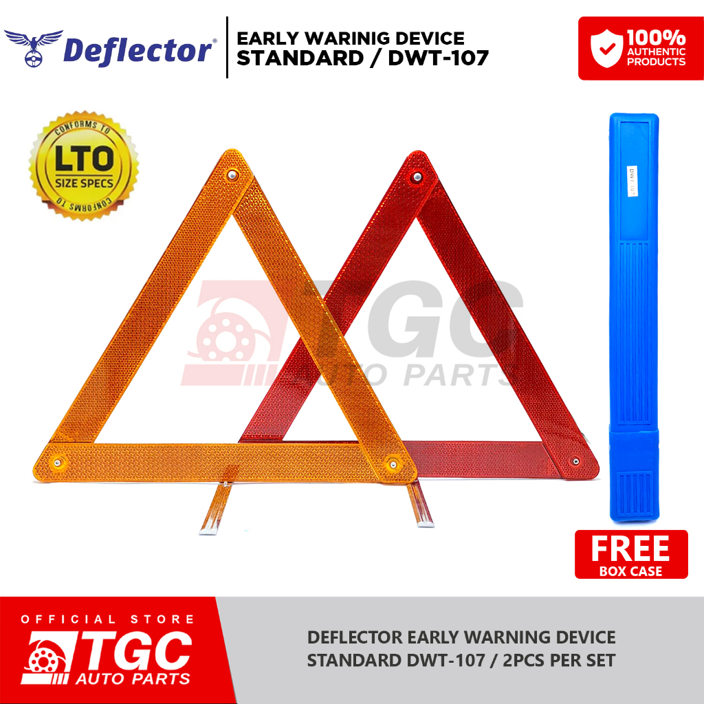 Deflector EWD Early Warning Device Standard High Quality Red & Yellow ...