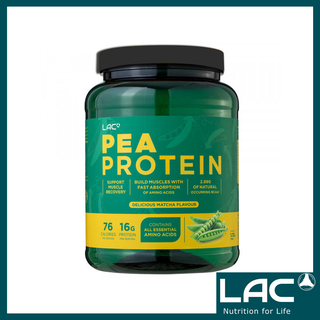 LAC Protein Pea Protein (Matcha Flavour) 1.72lbs (Consume within June ...