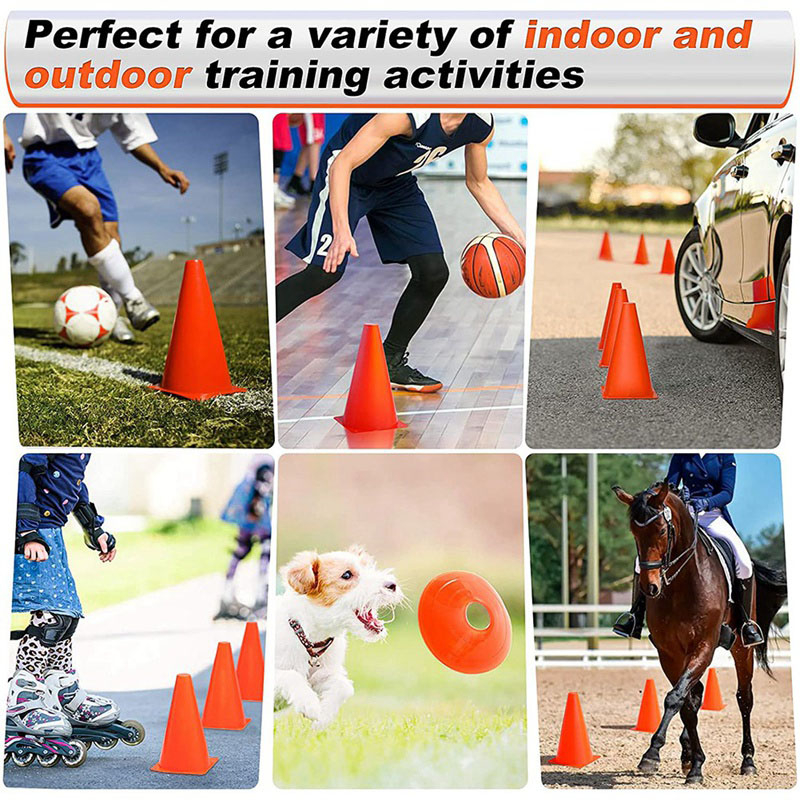 5Pcs/10Pcs Sport Cones Football Training Cones 18CM Activity Traffic ...