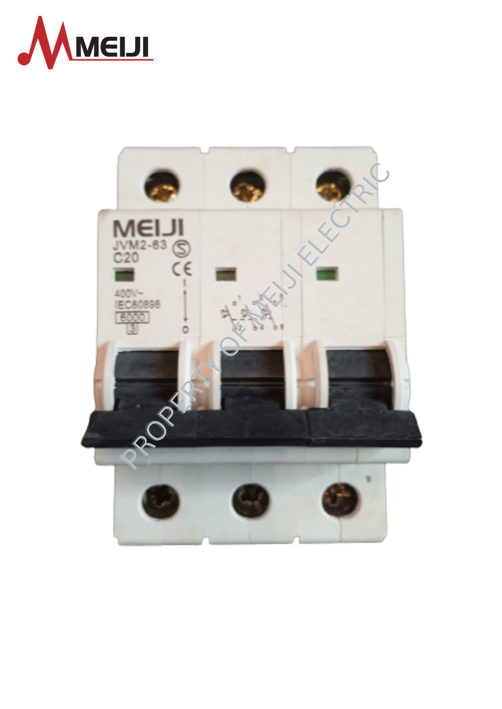 Meiji Miniature Circuit Breaker 3 Pole 20Ampere [JVM2-63-3P-20A ...