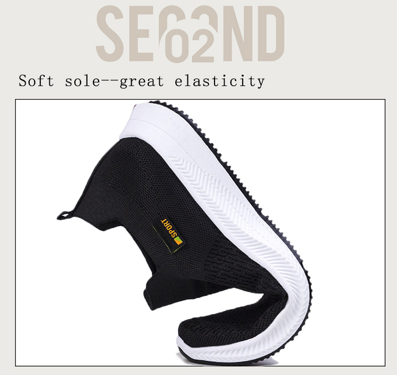 HANKINS Men's Running Shoes Fashion Rubber Soft Sole Sports Shoes ...