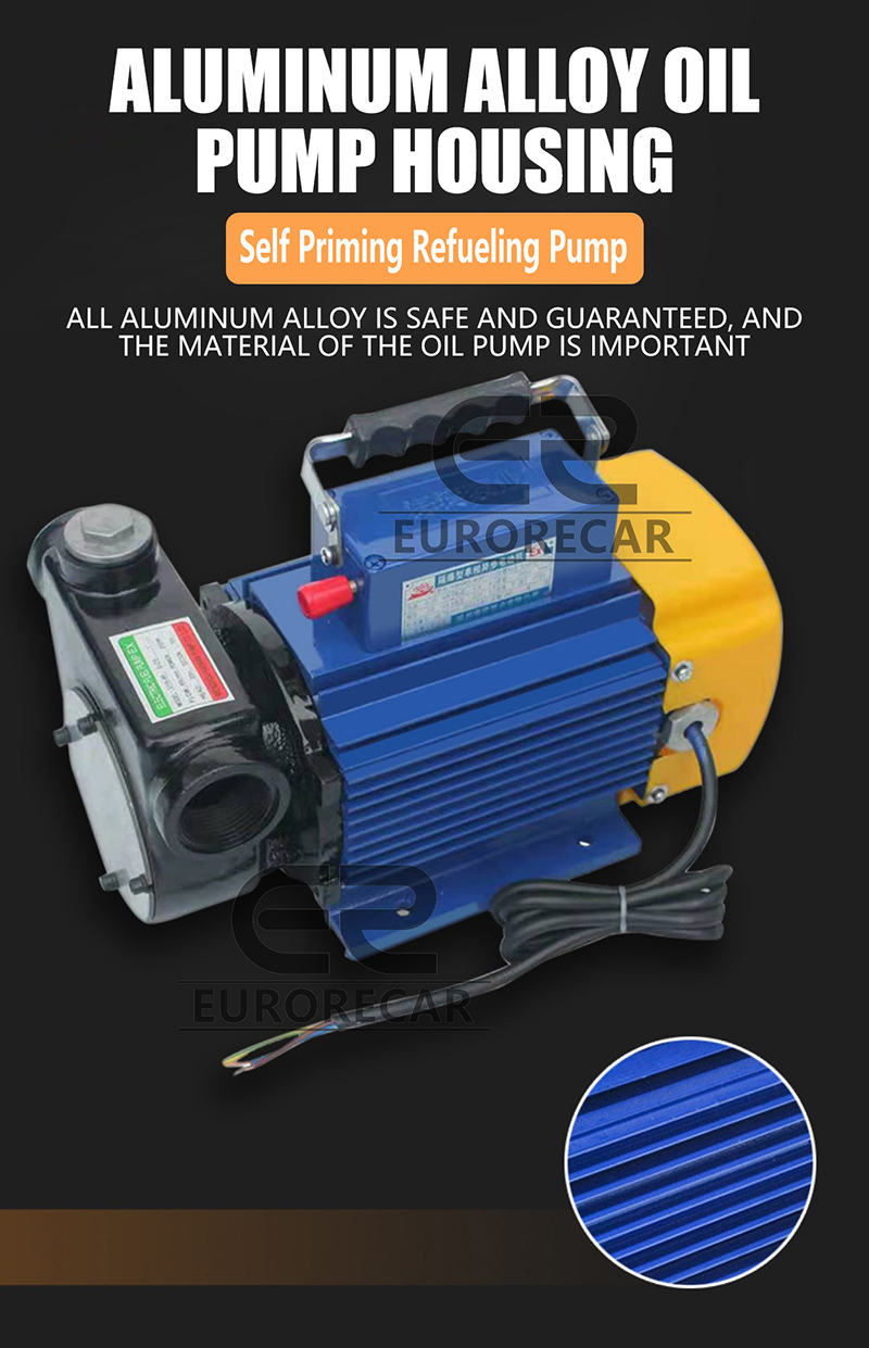 220V 60Hz Self Priming Fuel Transfer Pump Gasoline Diesel Multiple ...