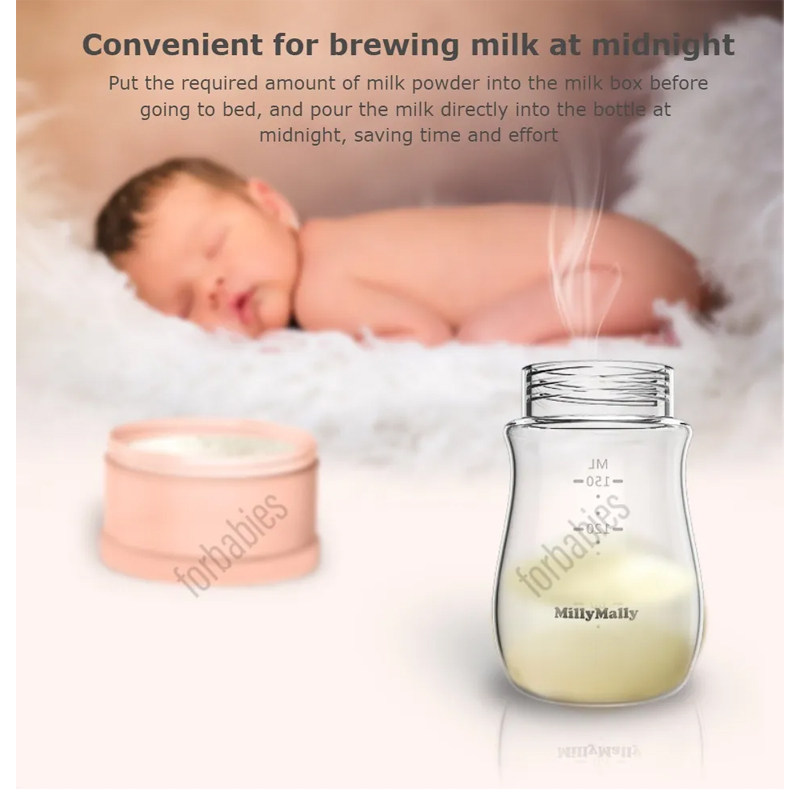 4 Layer Milk powder Dispenser Bottle Portable baby Moisture-proof Milk ...