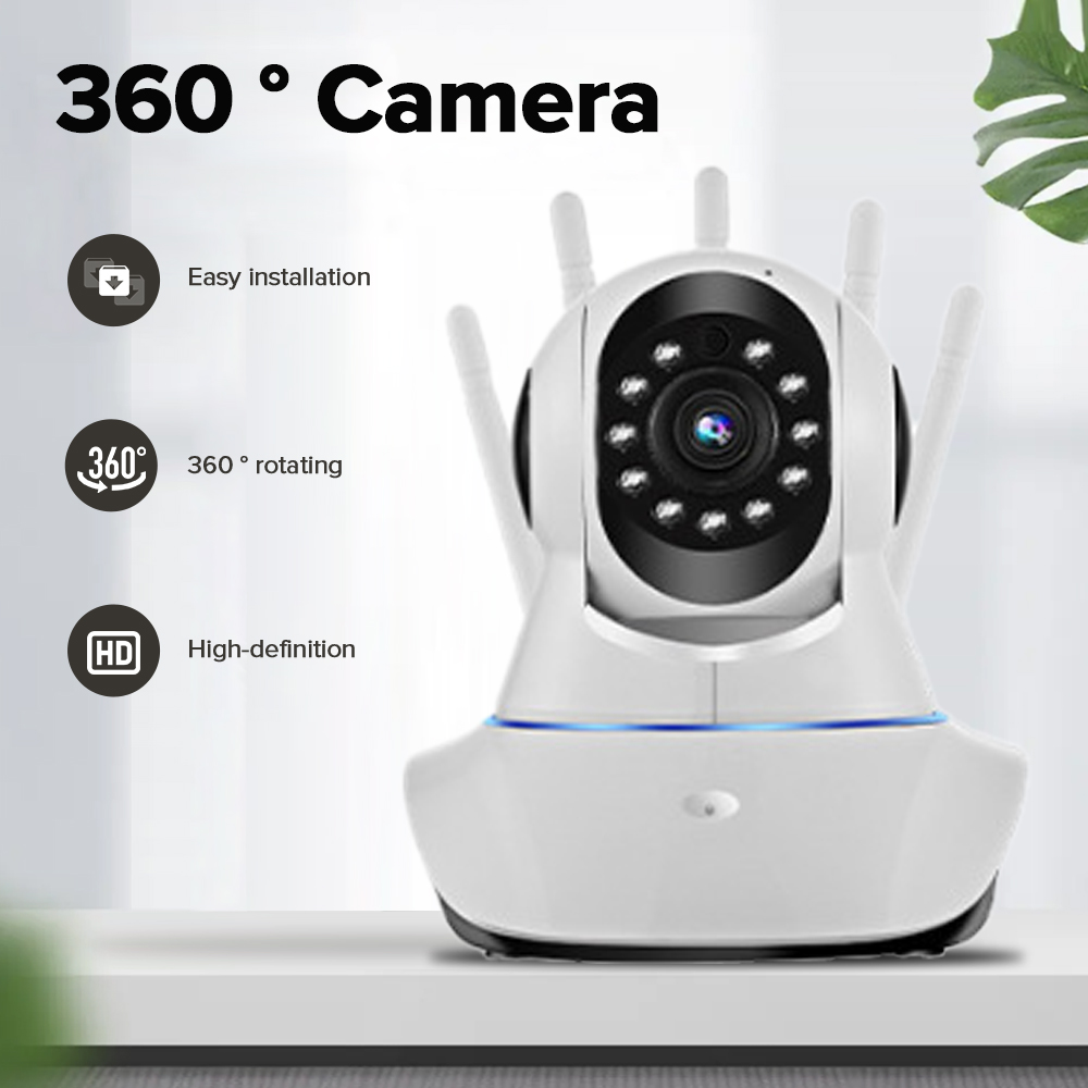 1080P Wifi Camera 5 Antenna Smart Net HD Home Wireless IP Camera CCTV ...