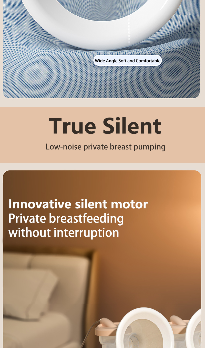 COCOBB Portable Double Electric Pump Painless Massage Rechargeable ...