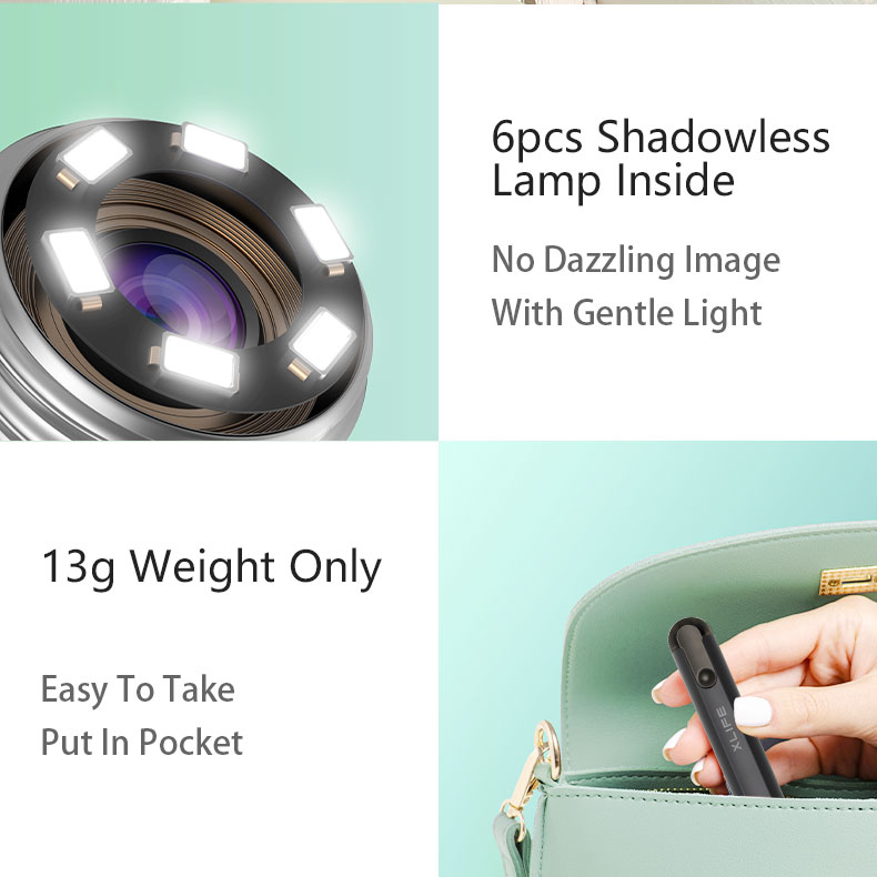 MORUI XLIFE X1 Wireless Visual Ear Cleaner Ear Wax Remover Ear Stick ...