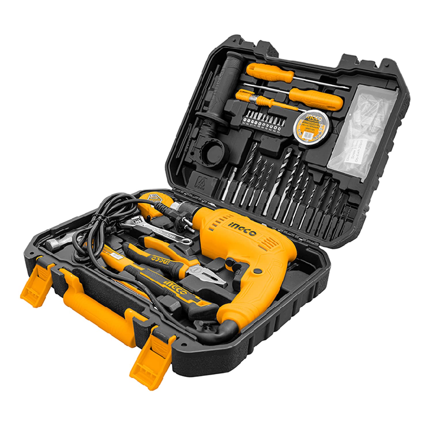 INGCO 115pcs Tool Set SS Super Select with 680W Impact Drill ...