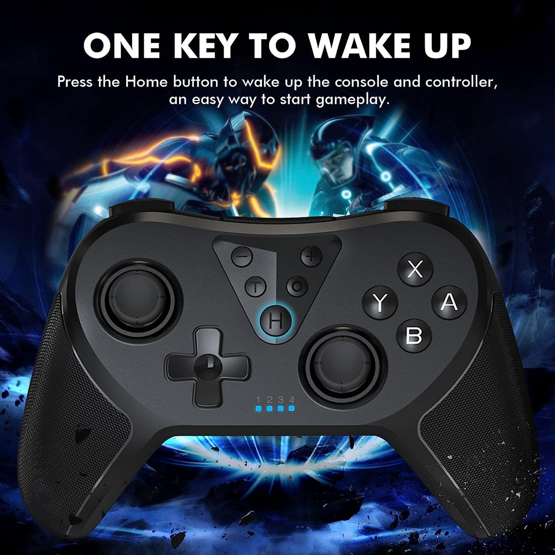 Ovleng T37 Wireless Game Controller With Dual Electric Motors For ...