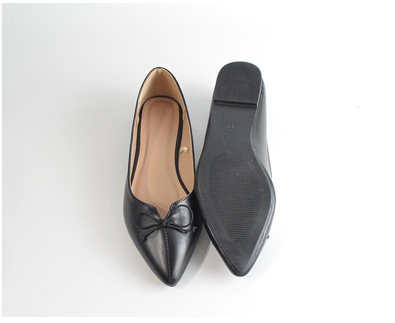 Baellerry Pointed Toe Office And School Shoes Soft Comfortable Flat ...