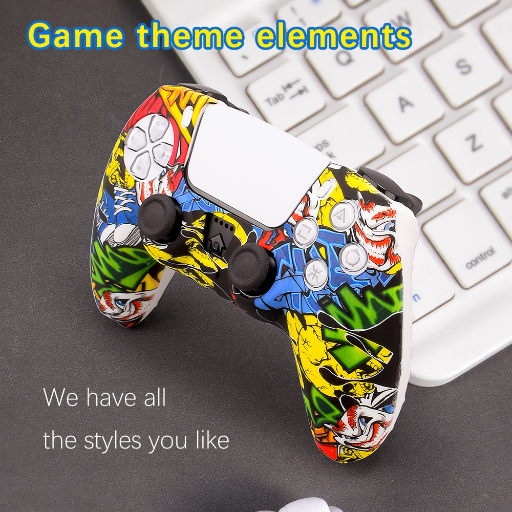 Dobe PS5 Silicone Gamepad Controller Skin Protection Case | Shopee ...