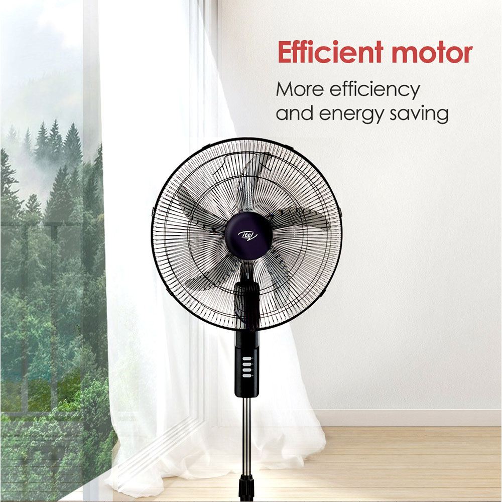 Itel 16” Stand Fan ISF16E1 | 3 Blades | 3 Speed | 50W | Shopee Philippines