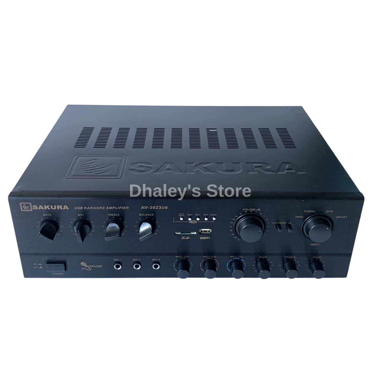Original Sakura AV-3023UB Karaoke Karaoke Amplifier 350watts X 2 with Bluetooth/ USB / SD Port ...