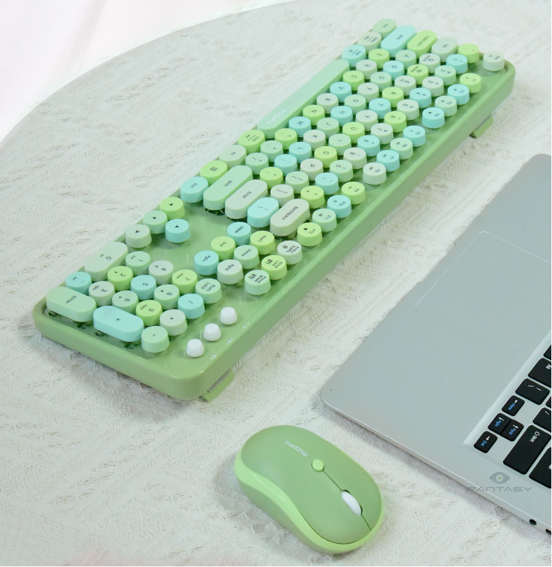 MOFii Sweet DM Wireless Bluetooth Dual-mode Office Keyboard and Mouse ...