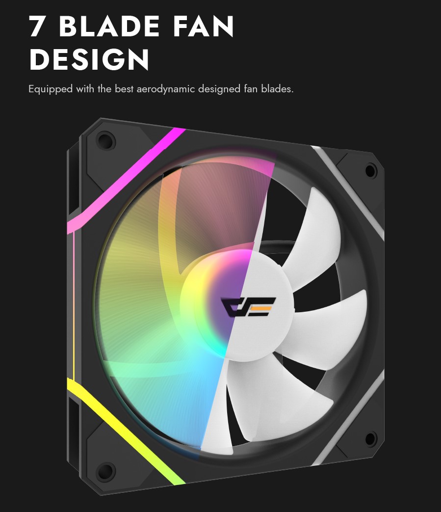 Itw | Darkflash DM12F ARGB Single Cooling Fan (Black | White) | Shopee ...