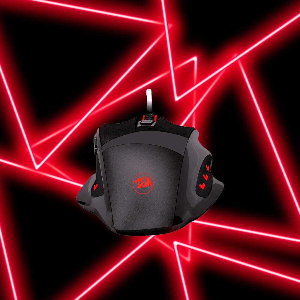 Redragon M609 Phaser Optical USB Wired Gaming Mouse w/ Up to 3200 DPI ...