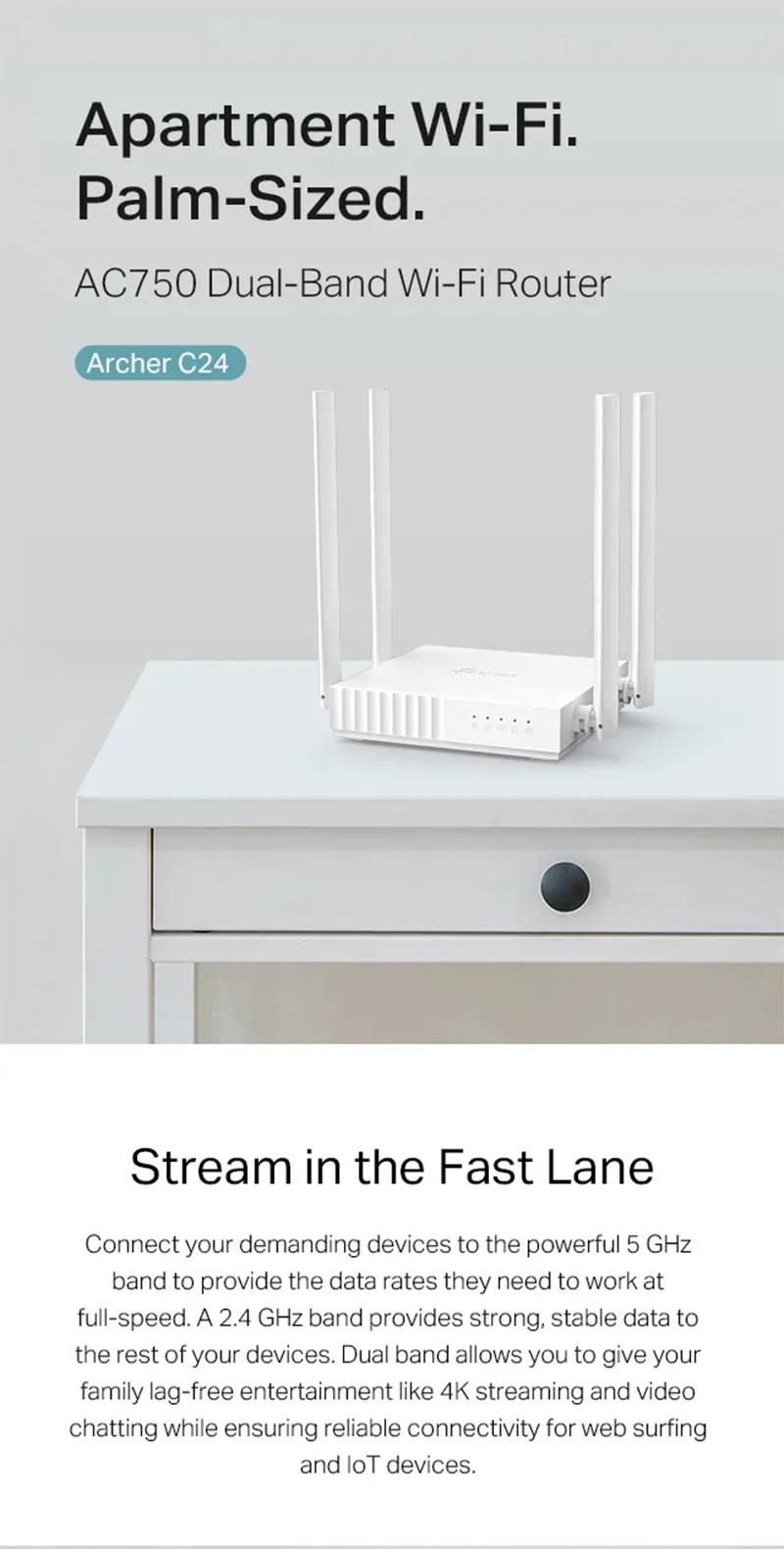 TP-Link | Archer C24 | Dual Band AC750 | Access Point | Range Extender ...