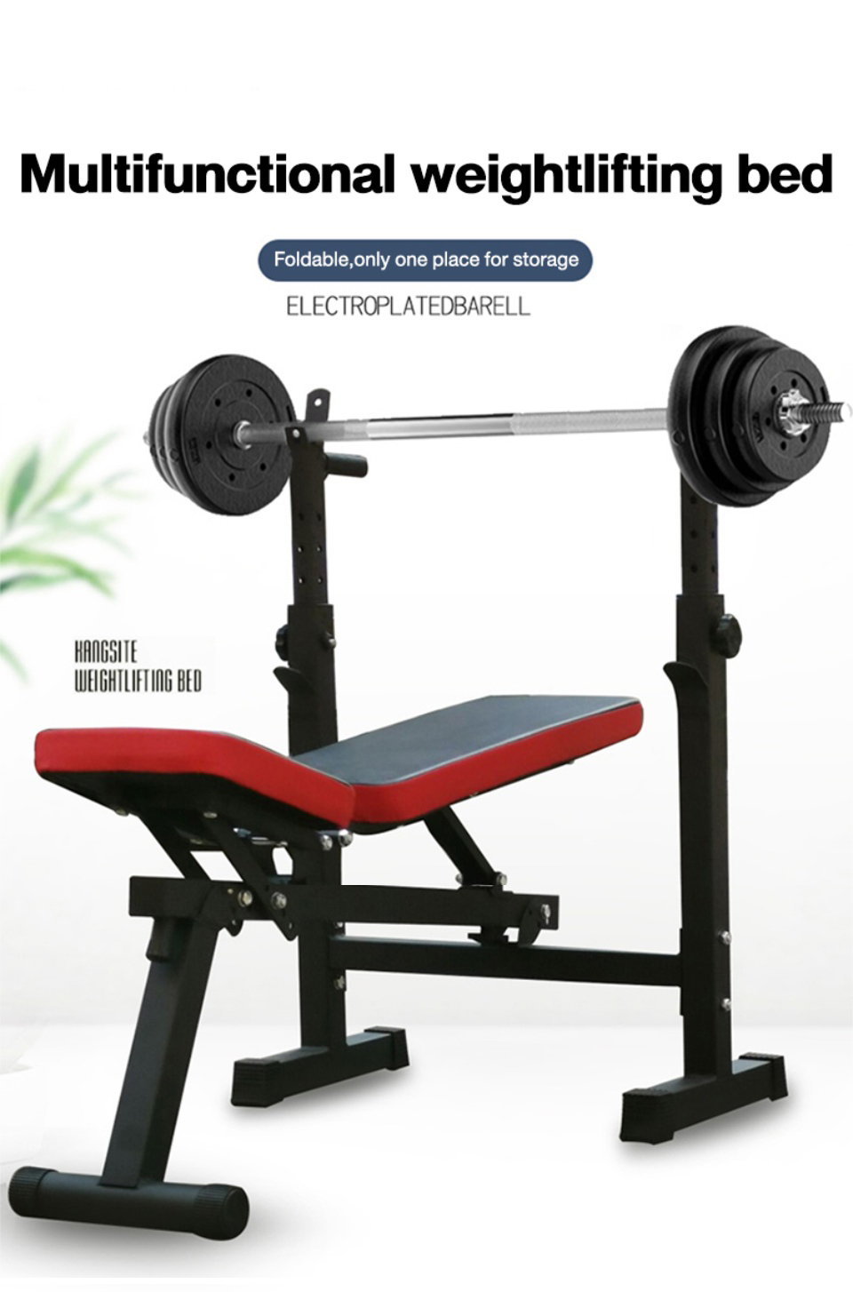 Adjustable bench, barbell bench, weight lifting chair, fitness chair ...