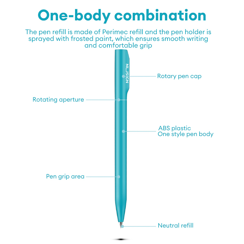 Nusign by Deli NS552 Metal Gel Pen Switzerland German design and ...