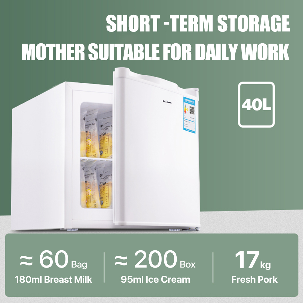 Hicon Household Mini Refrigerator Breast Milk Freezer Fully Frozen ...