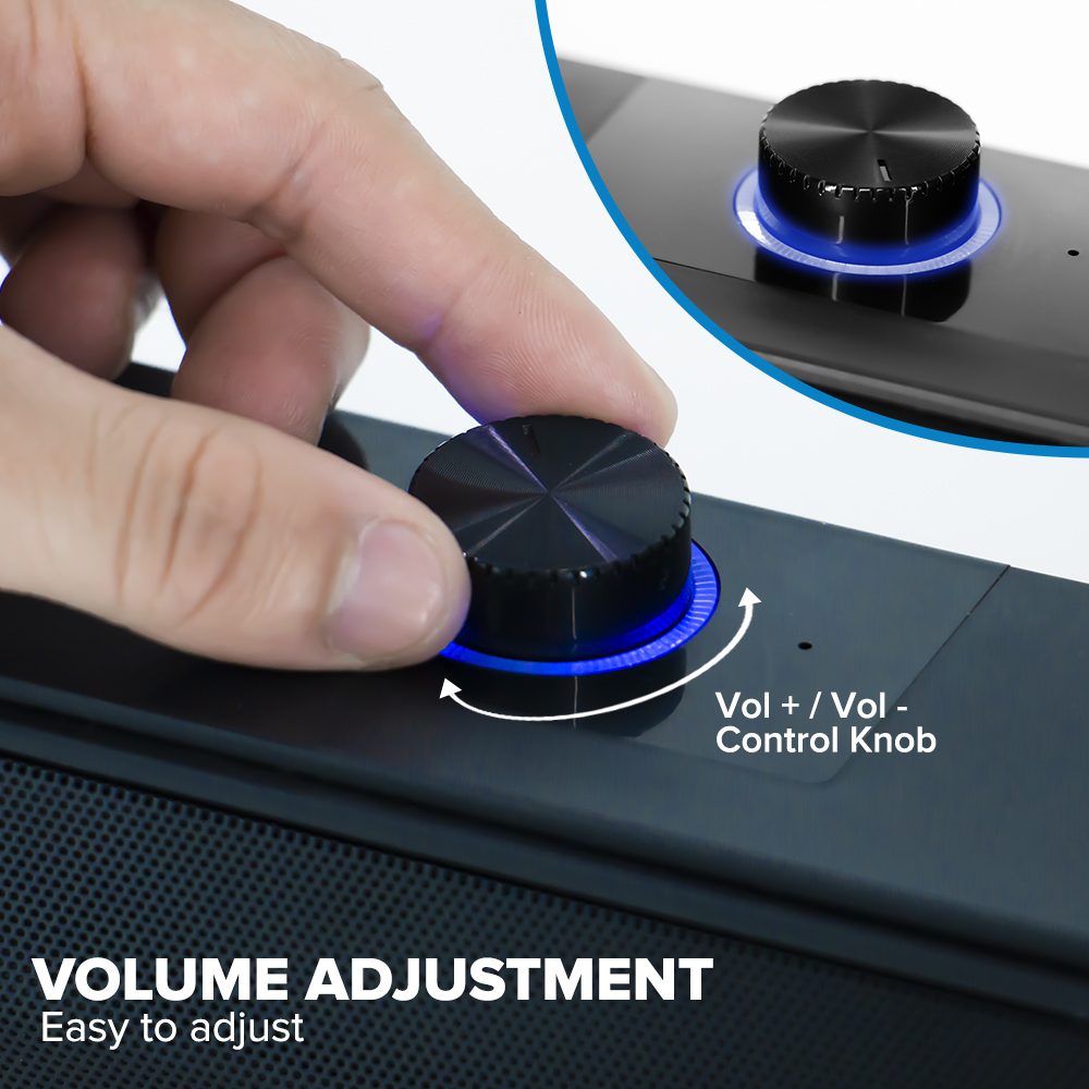Tylex XM39 LED Soundbar Speaker with Built-In Microphone Interface/3 ...