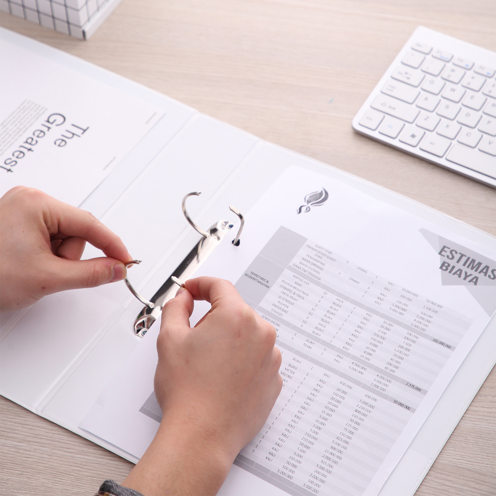 Deli A4 Ring Binder Loose Leaf Ring Document Storage | Shopee Philippines