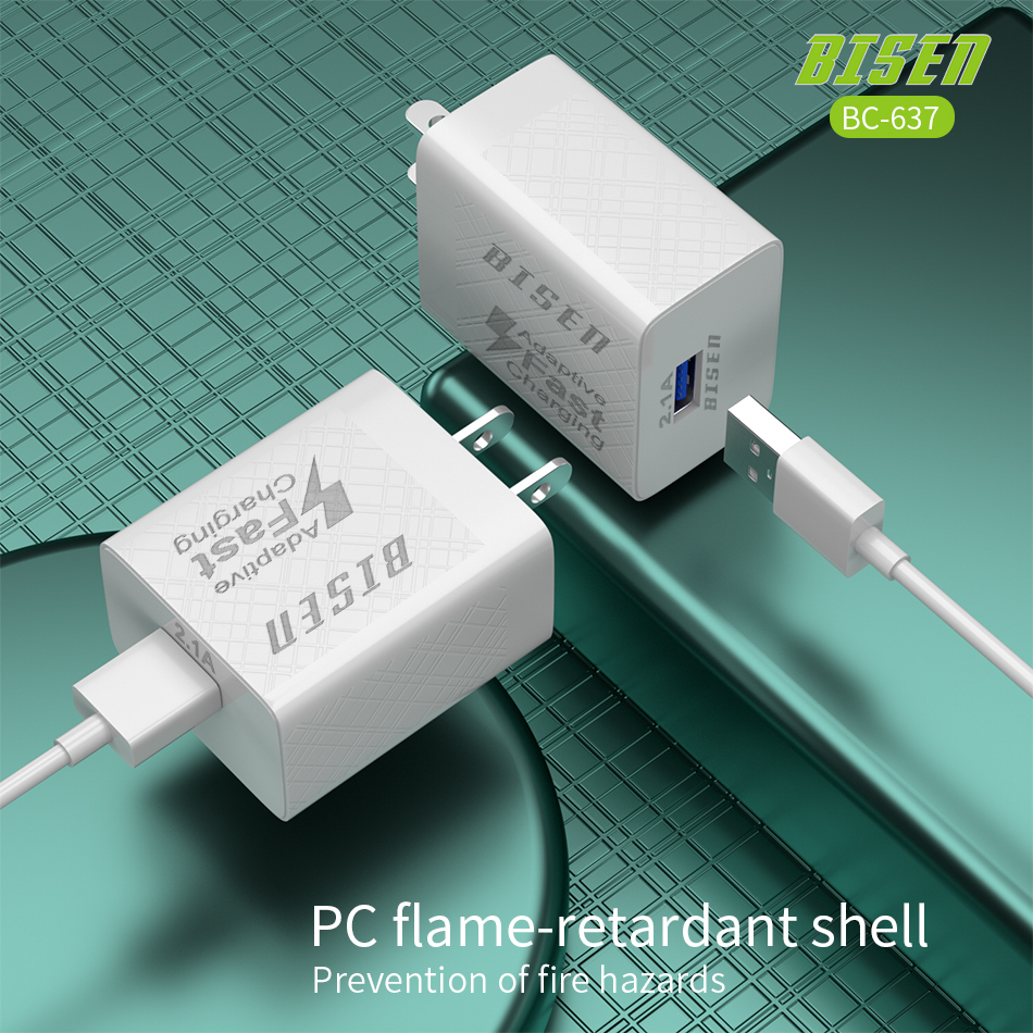 BISEN BC-637 PD + Qualcomm3.0 Fast Charging Charger Portable Wall ...