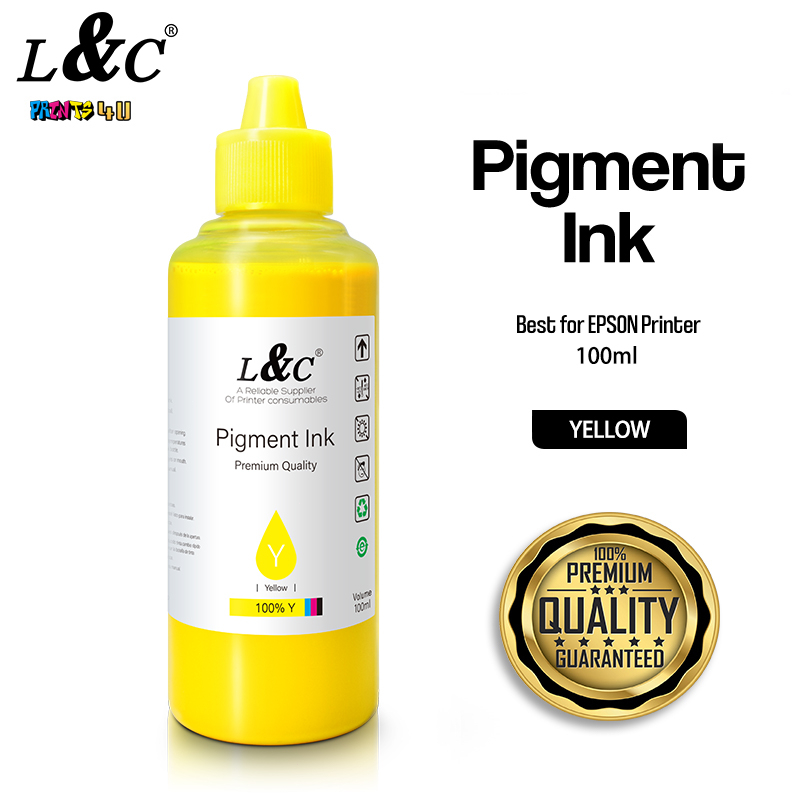 L&C Pigment Ink For Epson Printer 100ml For Inkjet Printer Transfer ...