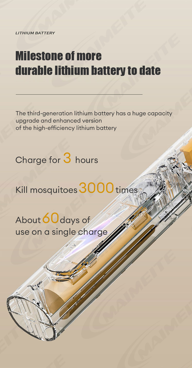 Maimeite Electric Mosquito Swatter pamatay lamok Rechargeable 2 In 1 ...