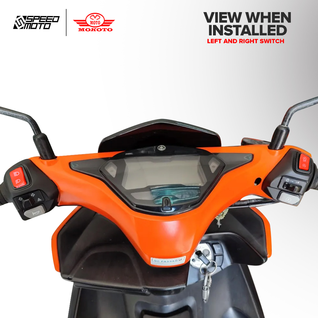 MOKOTO YAMAHA AEROX V1 HANDLE SWITCH WITH HAZARD AND PASSING LIGHT ...
