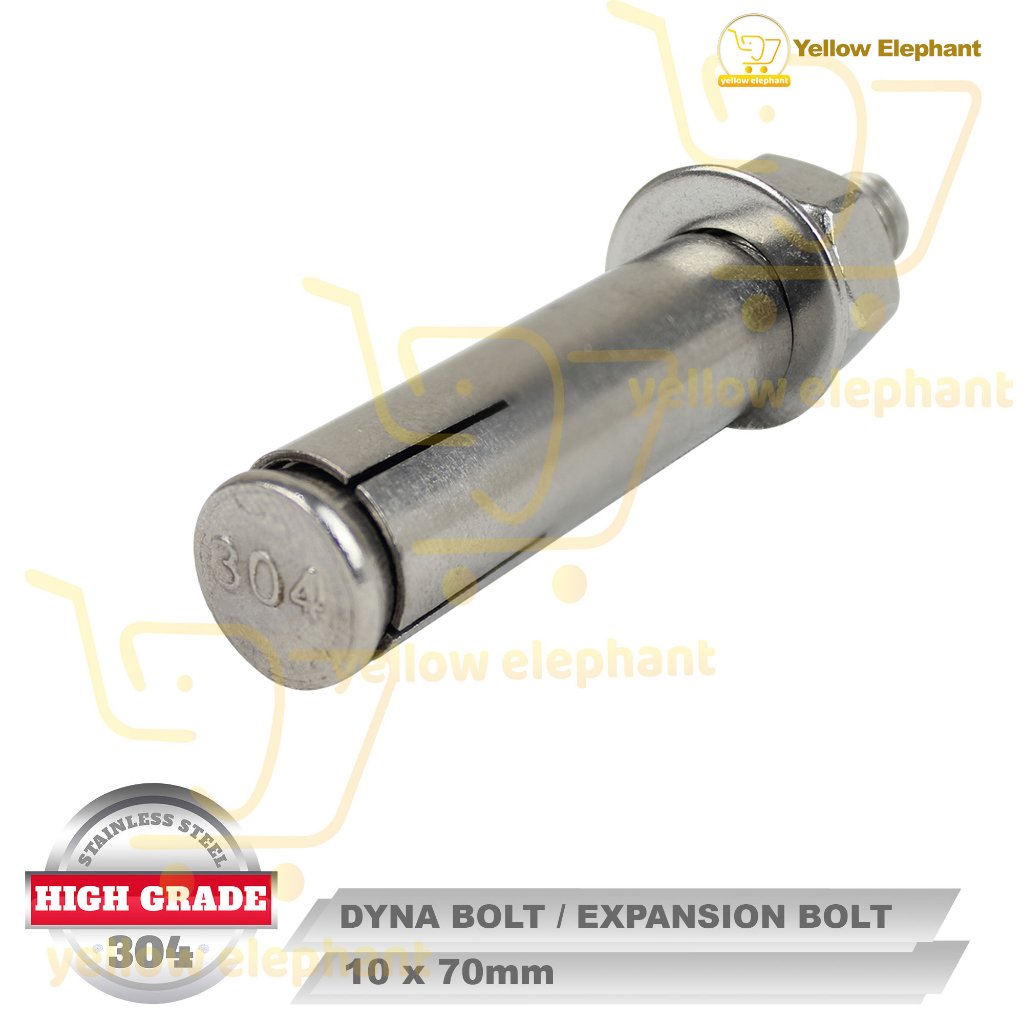 Dyna Bolt / Expansion Bolt 10 x 70mm | Shopee Philippines
