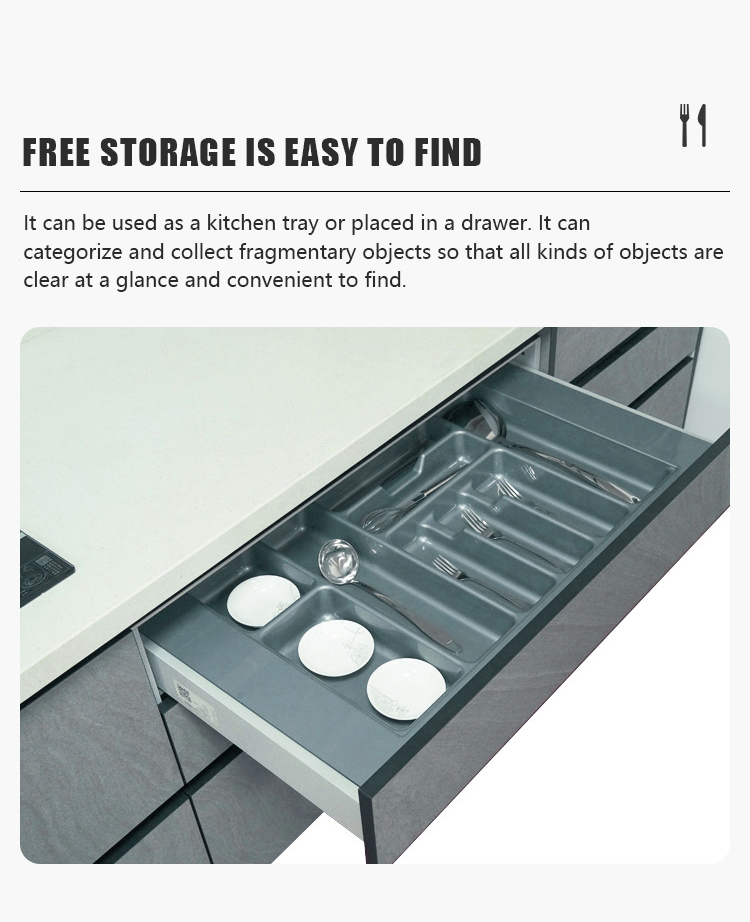 JOTO Spoon and Fork Drawer Organizer Cutlery Organizer Best Fits for ...