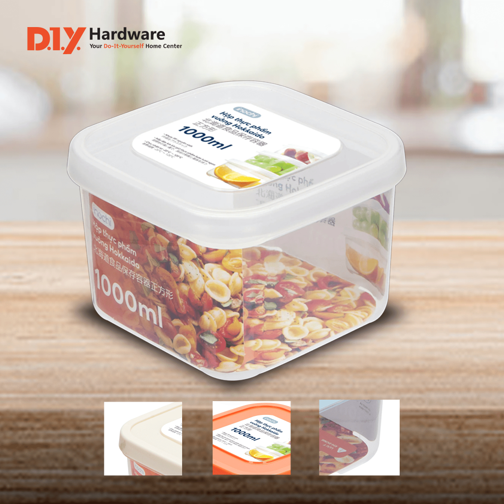 INOCHI Hokkaido Square Food Container Box 1000ml | Shopee Philippines
