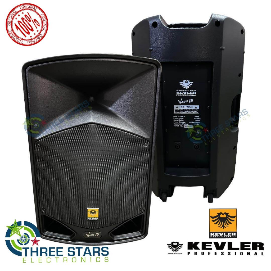 Kevler Professional 2pcs Wave 15 800 Watts 2 way Passive Speakers | Shopee Philippines