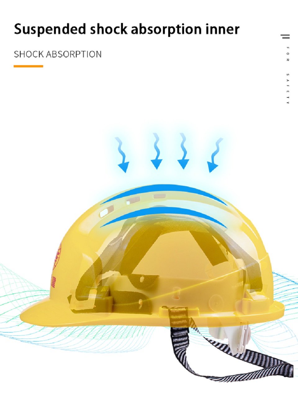 Safety Helmet Hard Hat Construction Engineer Working Protective ABS Cap ...