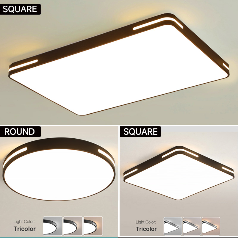 Yowxii Modern Tri Color Ceiling Lights LED Room Light For Bedroom ...