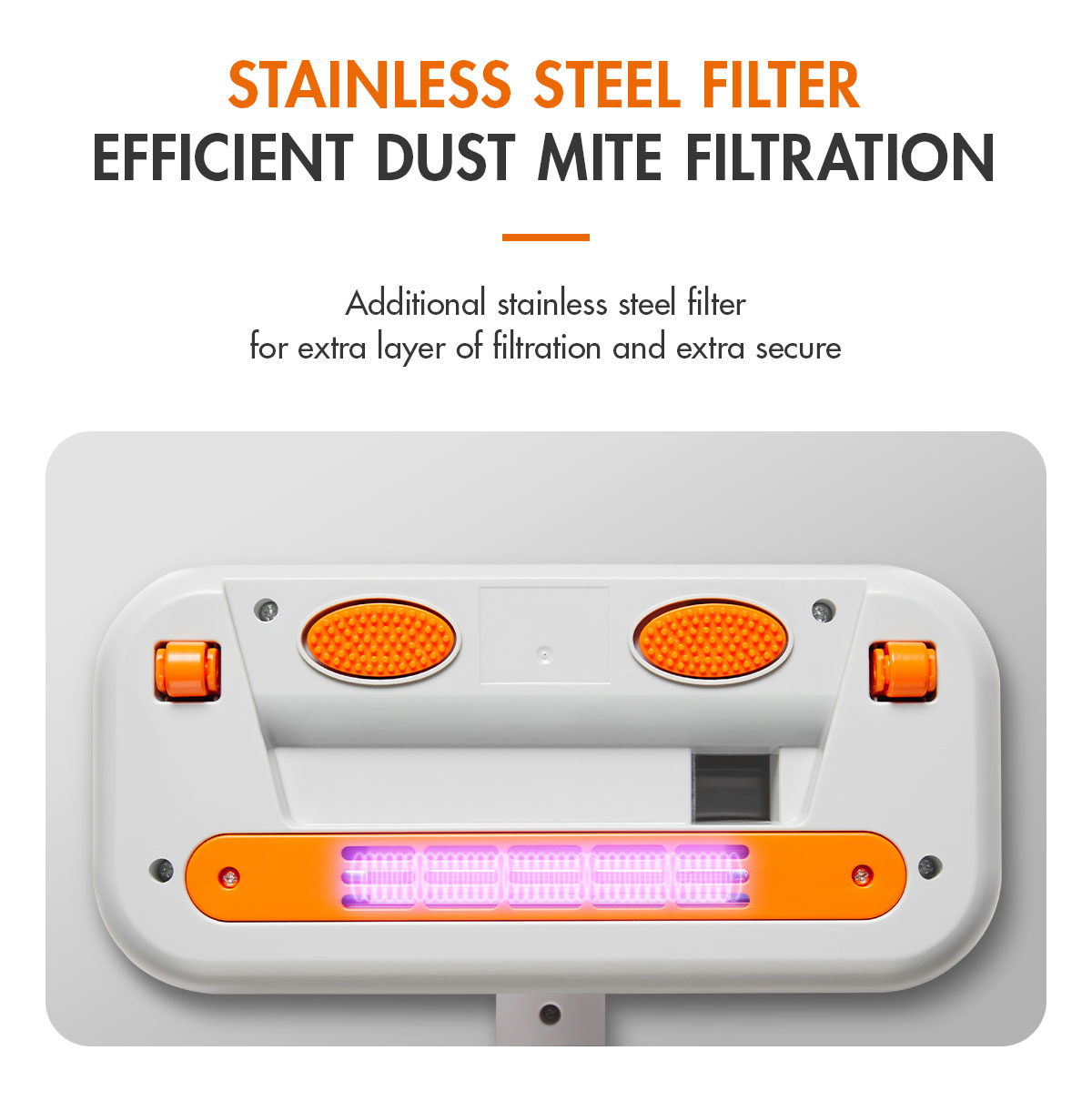 Gaabor Handheld Dust Mite Vacuum Cleaner For Home Mattress Cleaning ...