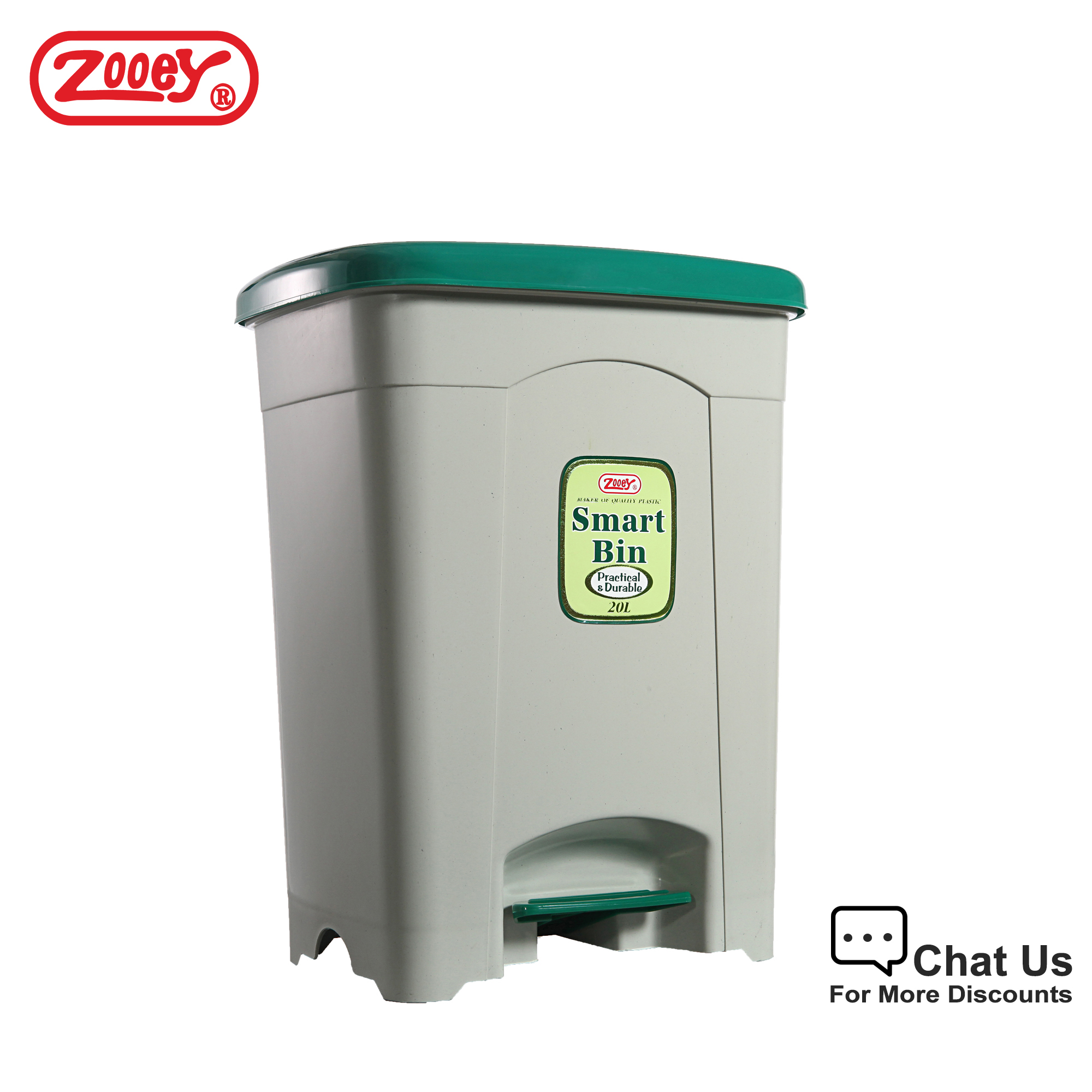 Zooey Smart Bin Trash Bin/Waste Bin/Garbage Bin 20L Stock No. 2008 ...