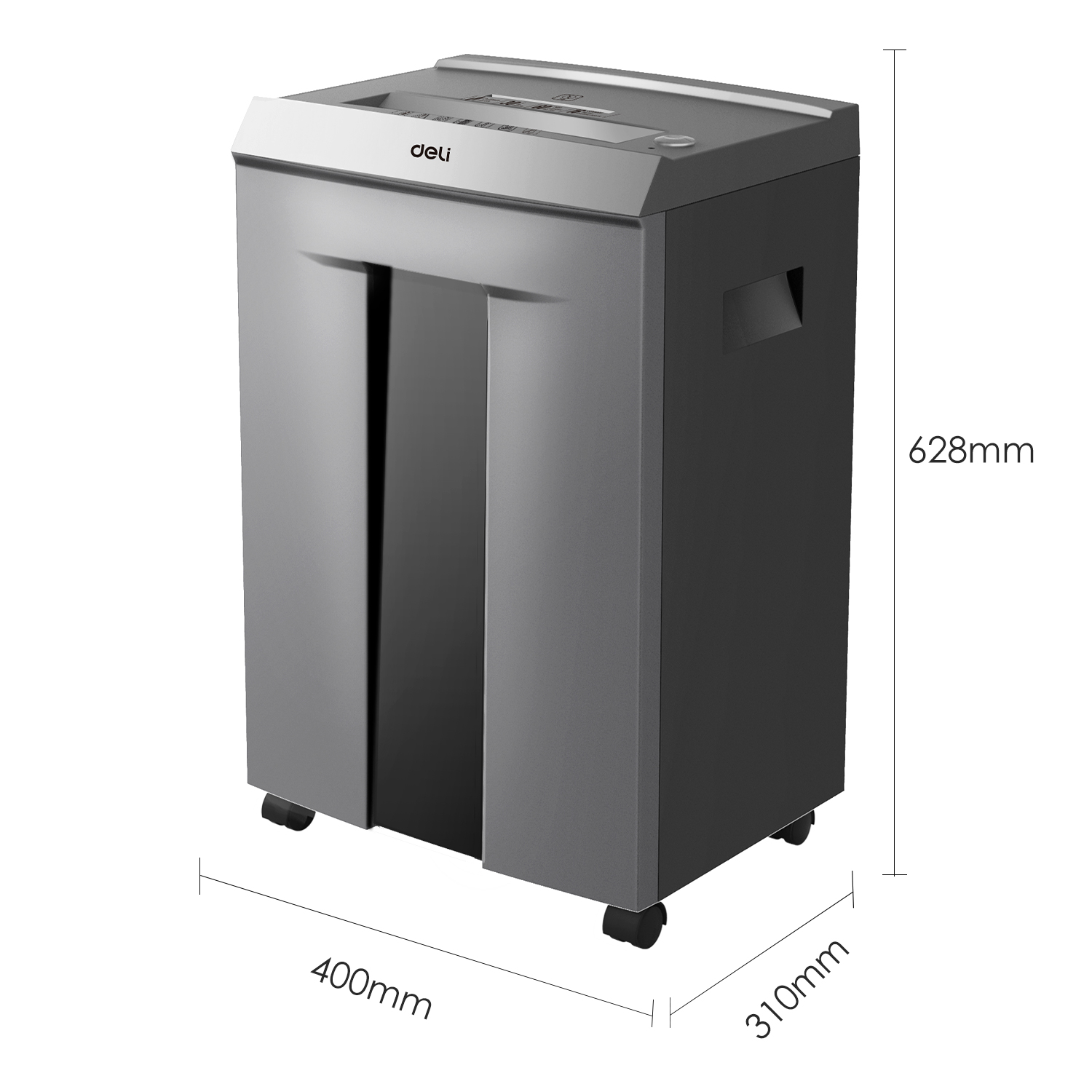 Deli 30L Paper Shredder Automatic Shredding Machine 16 Sheet Capacity ...