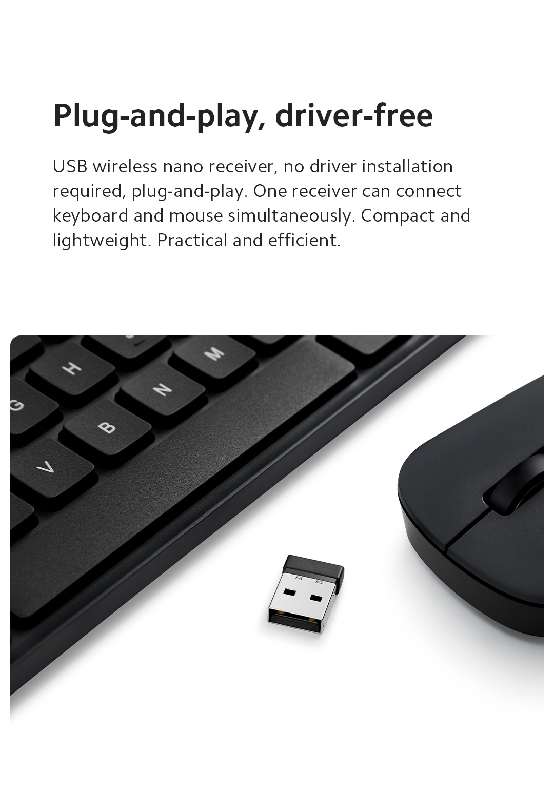 Xiaomi Wireless Keyboard and Mouse Combo Global Version | Shopee ...