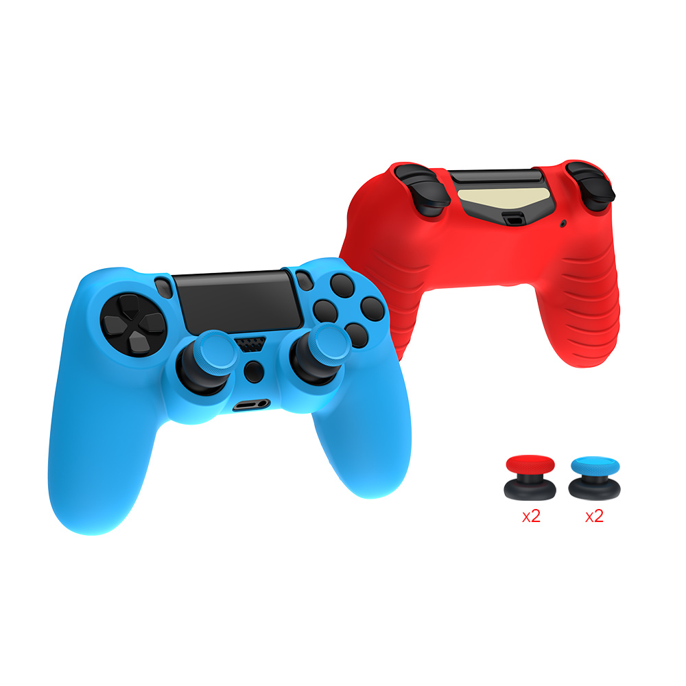 Dobe Playstation PS4 Handle Silicone Protection Set Controller Cover ...