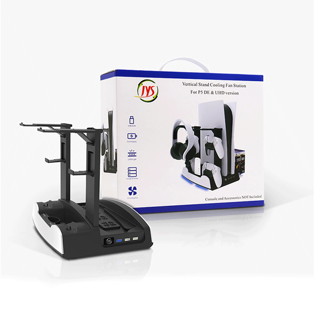 JYS Ps5 Multi Charger With Cooler And USB Hub P5122 | Shopee Philippines