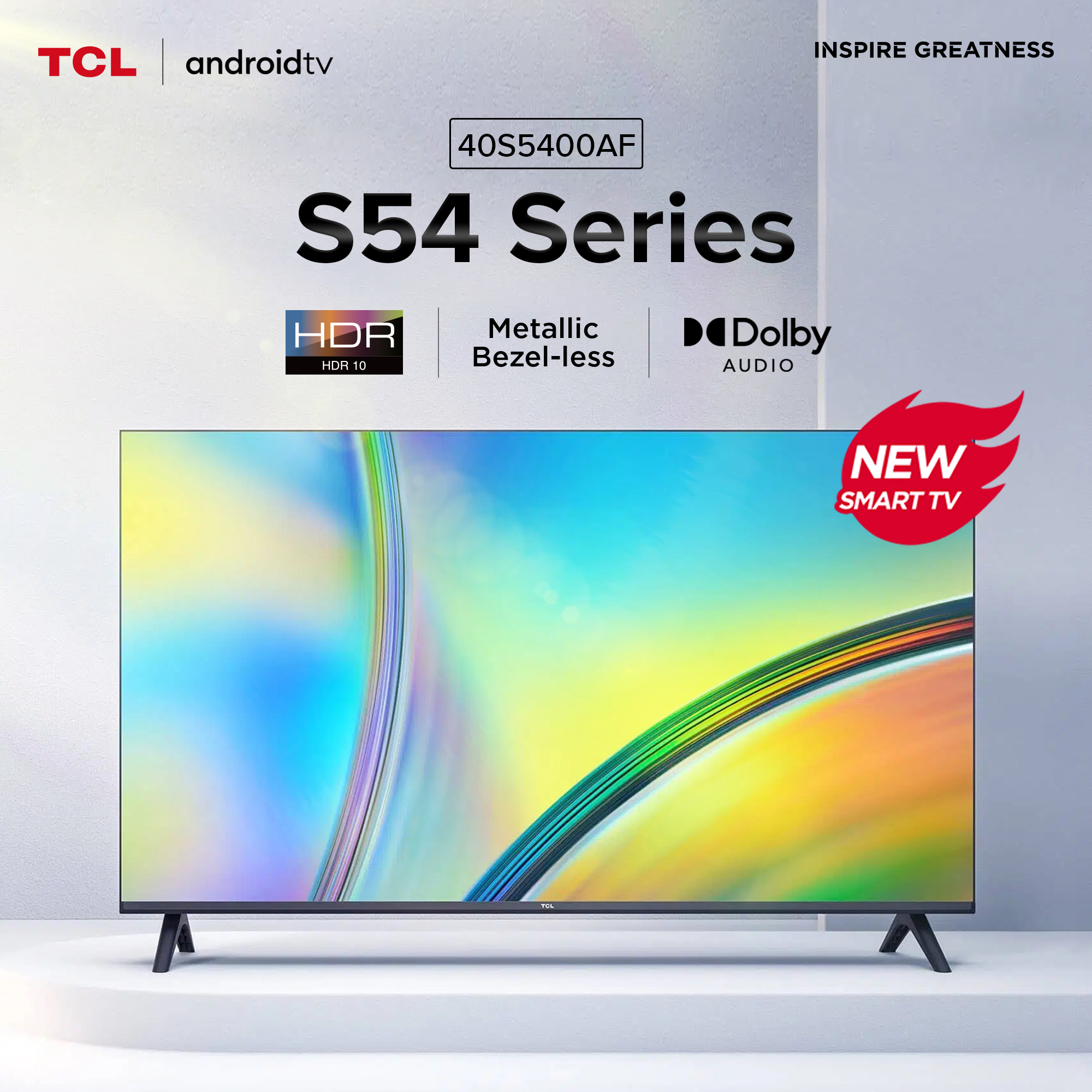 TCL 40 Inch FHD Smart Android TV - 40S5400A (Google Assistant, Netflix ...