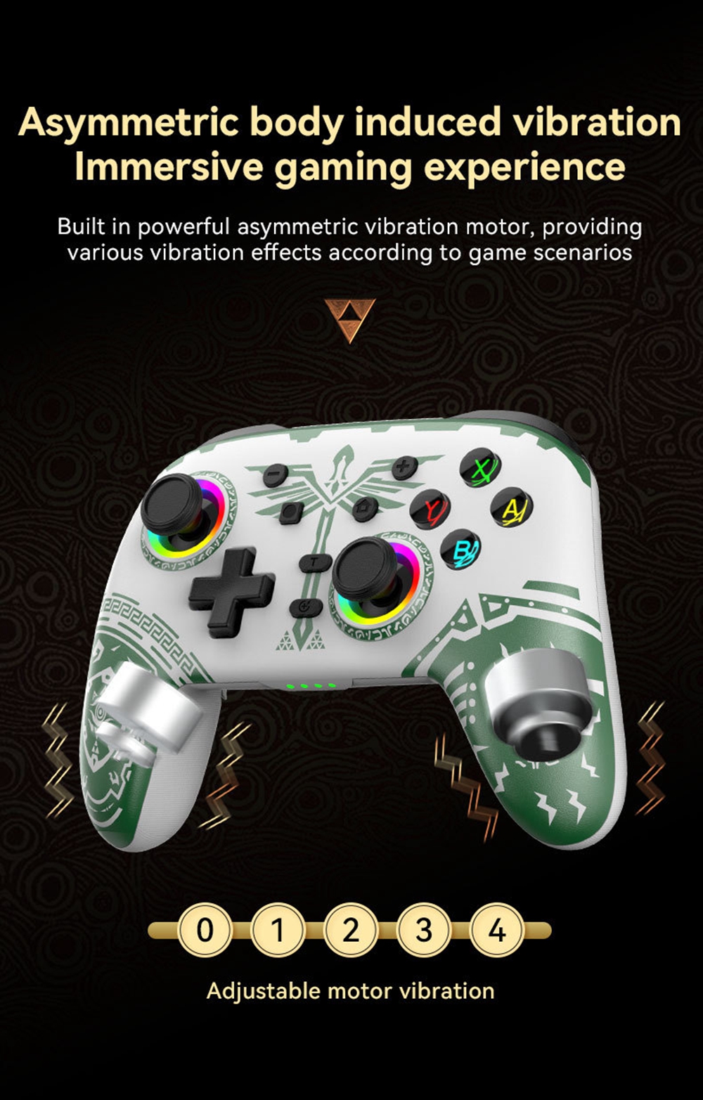 Ovleng S08 Wireless Gamepad Gaming Controller Compatible With Ps 4, Ps ...