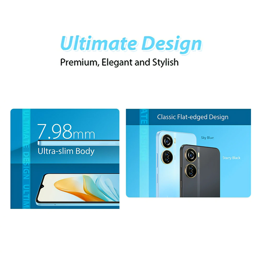 ZTE Blade V40 Design 4gb+128gb 50mp Triple Camera Design Smartphone ...