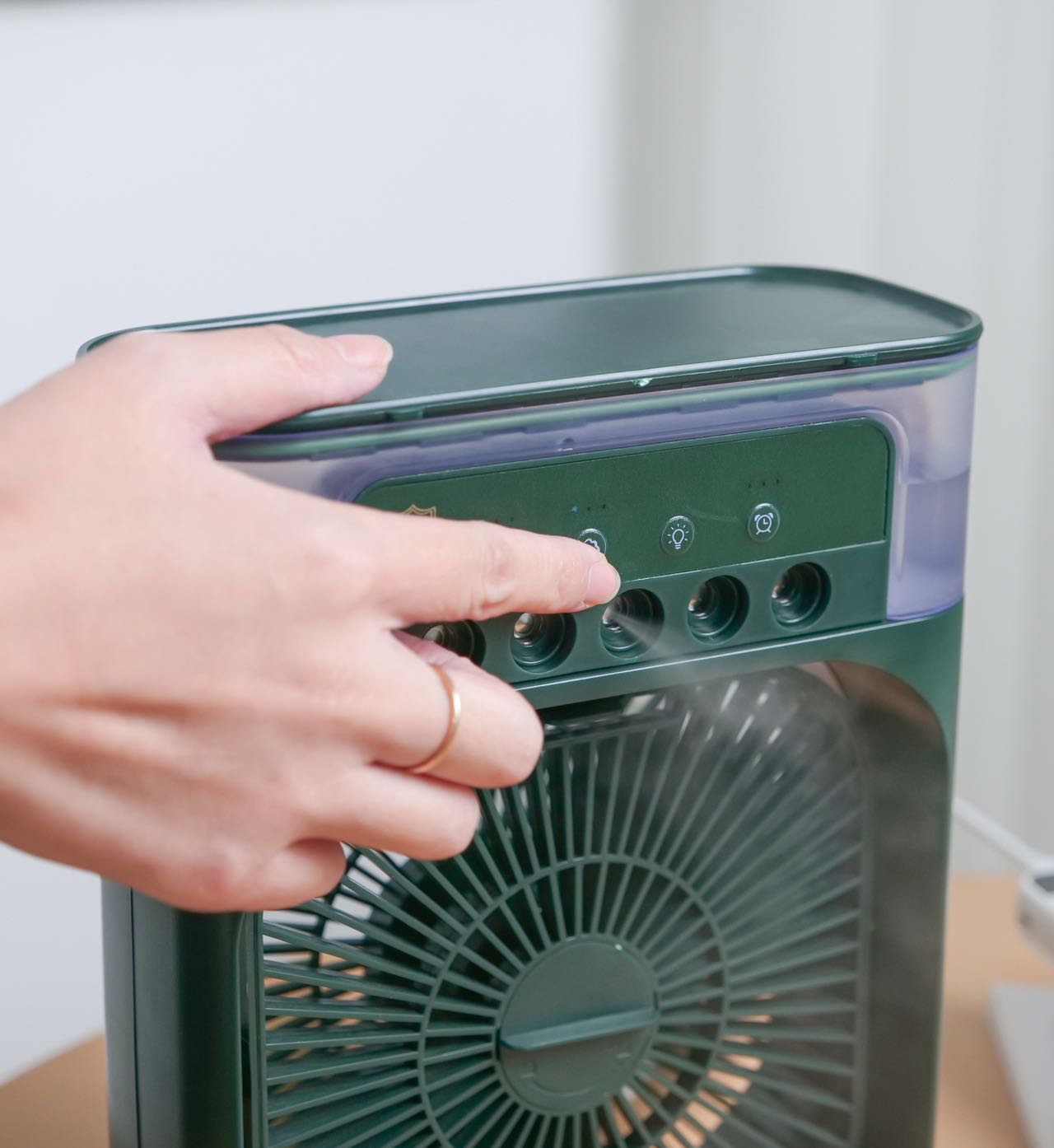 Kaisavilla 3 in 1 USB Mini Portable Fan Air Cooling fan Humidifier ...