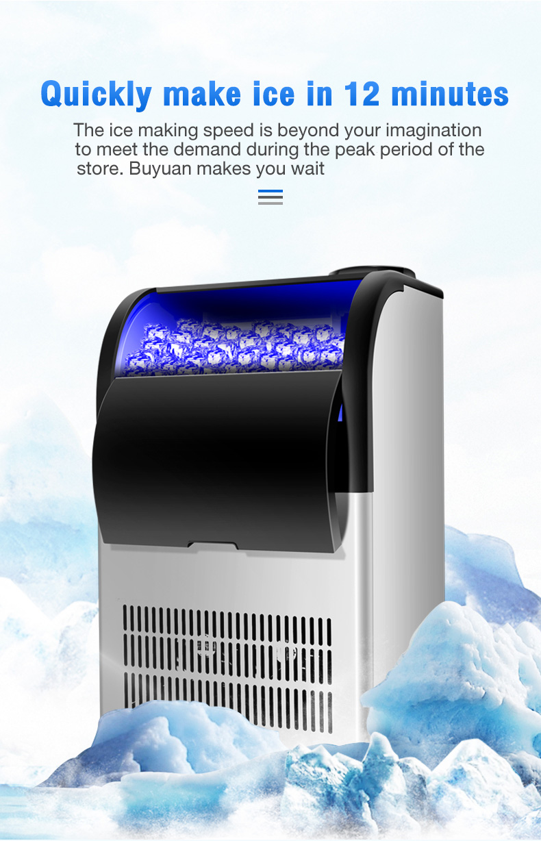 25/75/95KG Automatic Ice Machine Ice Maker Smart ice machine for ...