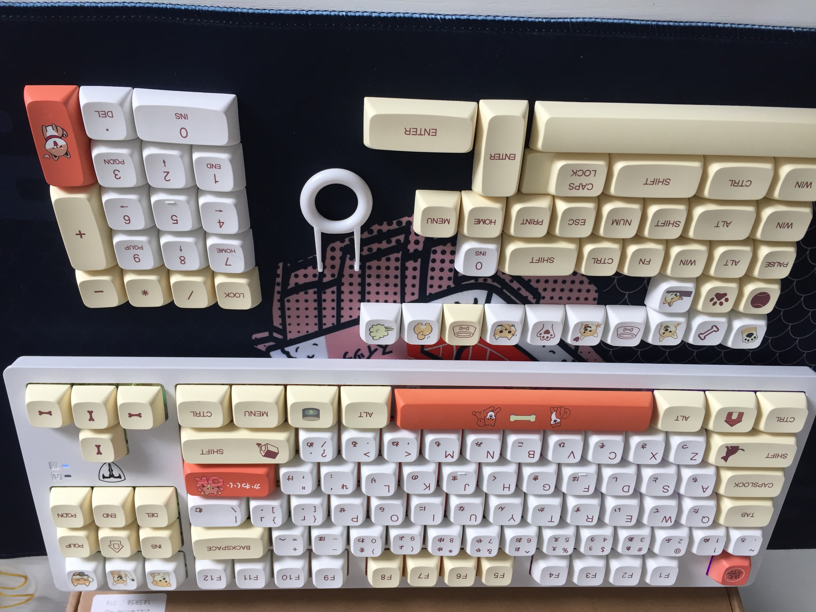 137 Keys Shiba Inu Keycaps PBT XDA Profile for Gateron Cherry MX ...