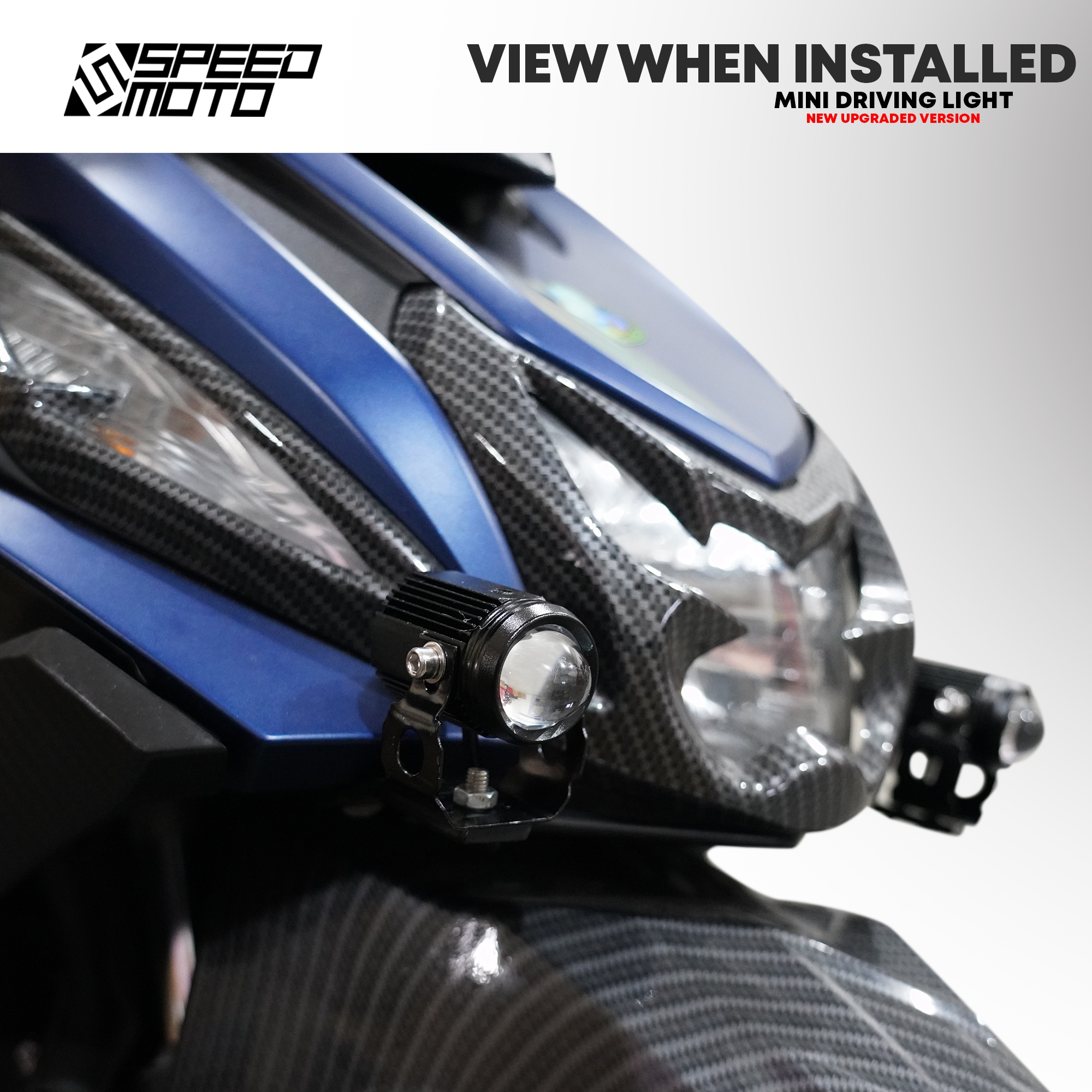 MOKOTO MINI DRIVING LIGHT V2 WHITE AND YELLOW 4WIRES HIGH-LOW BEAM 12V ...