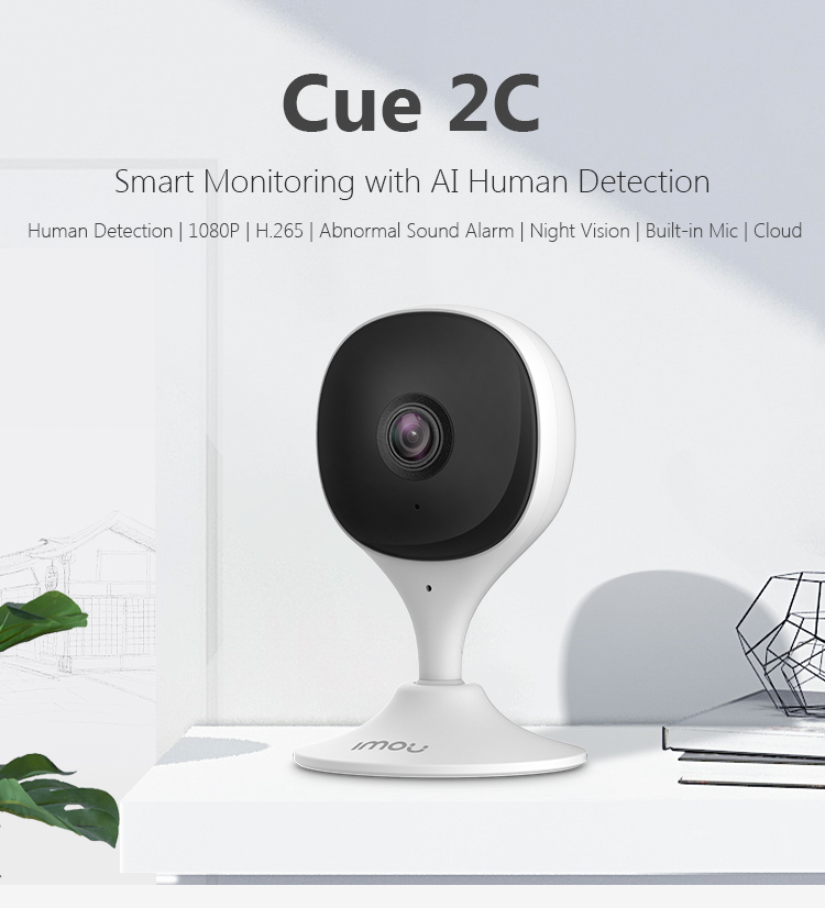 IMOU Cue 2C 2MP IPC-C22CN-D Full HD Indoor WiFi IP Camera with Night ...
