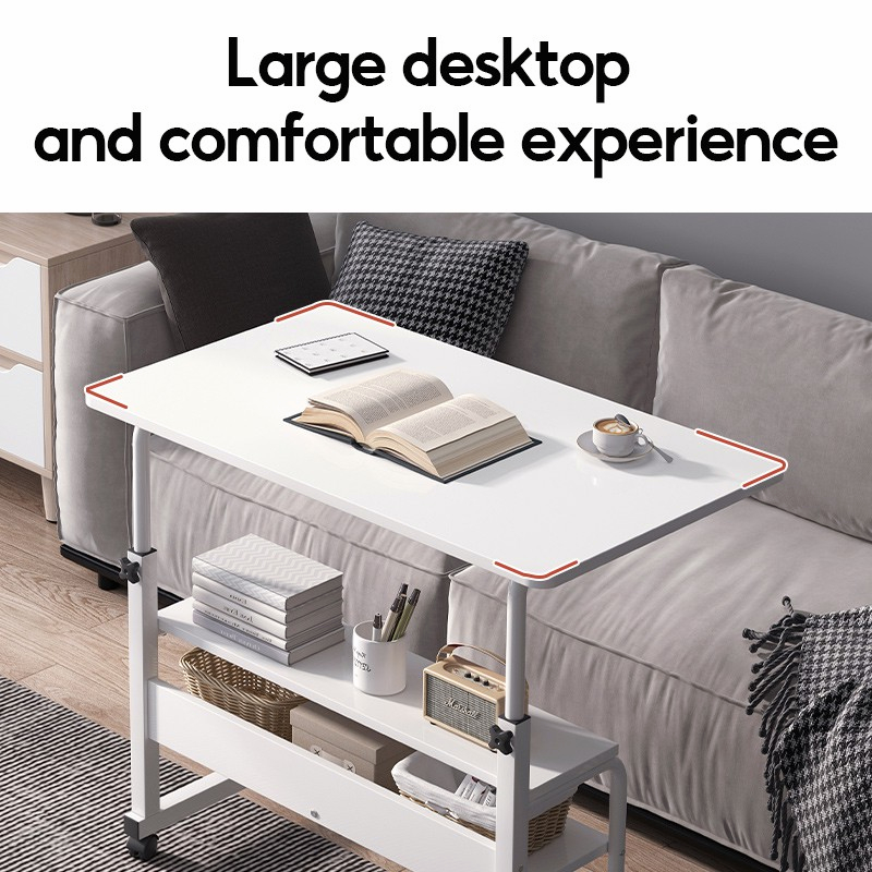 [Movable] [Adjustable Height] Laptop Table Bedside Table Small Table ...